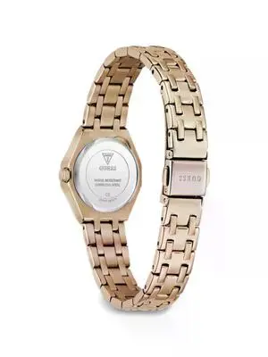 Guess Rose-gold Tone Analog Watch 25mm - Green