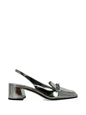 JIMMY CHOO Diamond Tilda Slingback Pumps - Silver