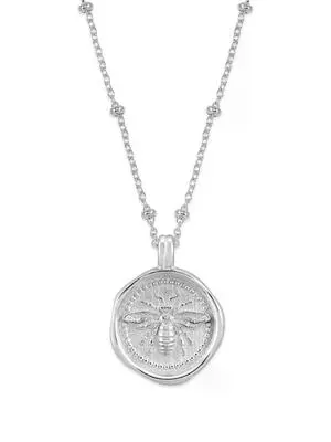 DOWER & HALL Queen Bee Talisman Necklace - Silver