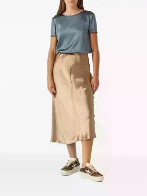 Max Mara Satin-finish Short-sleeve T-shirt