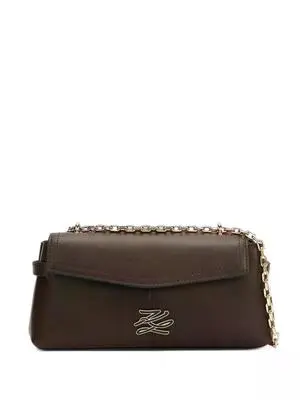 Karl Lagerfeld K/autograph Leather Cross Body Bag - Brown