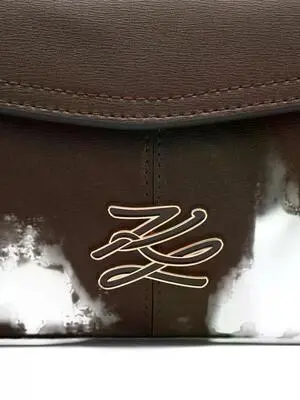 Karl Lagerfeld K/autograph Leather Cross Body Bag
