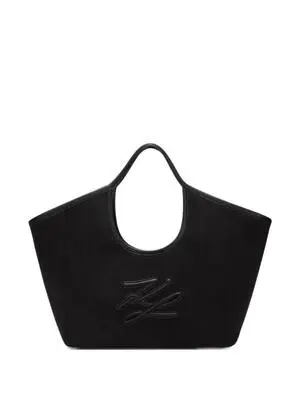 Karl Lagerfeld K/autograph Beach Bag - Black