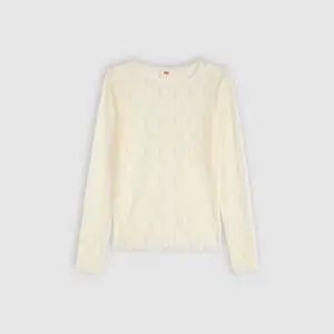 LEVI'S Seraphina Lace Long-sleeve Top