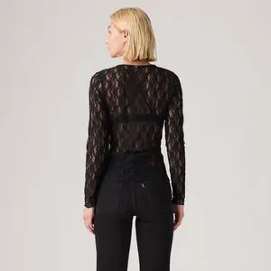 LEVI'S Seraphina Lace Long-sleeve Top