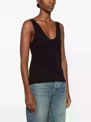 TOM FORD Scoop-neck Tank Top - Black