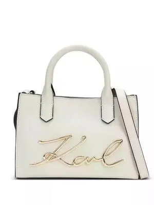 Karl Lagerfeld K/signature Slim Tote Bag - Neutrals