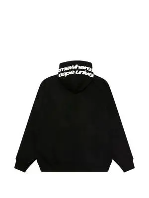 AAPE BY *A BATHING APE Moonface Logo-embroidered Hoodie