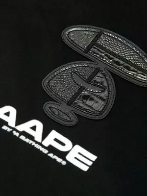 AAPE BY *A BATHING APE Moonface Logo-embroidered Hoodie
