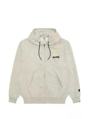 AAPE BY *A BATHING APE Moonface Zip-up Hoodie - White