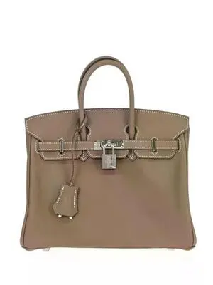 Hermès 2015 25 Birkin Tote Bag - Brown