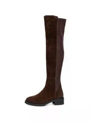 EN AVANT Jamie Suede-finish Over-the-knee Boots - Brown