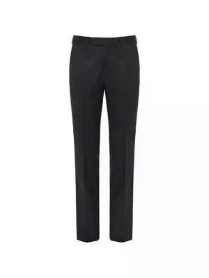 Zegna Pressed-crease Trousers - Grey