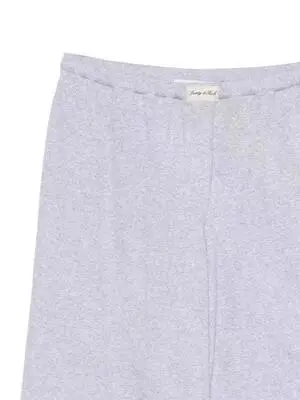 Sporty & Rich Ribbed-knit Straight Trousers