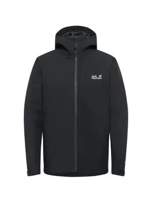 JACK WOLFSKIN Wisper Logo-print Jacket - Black