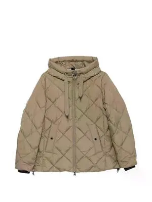 BETTY BARCLAY Quilted Hooded Jacket - Neutrals