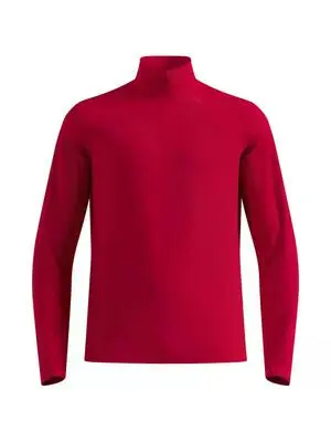 ODLO Quarter-zip Raglan-sleeve Top - Red