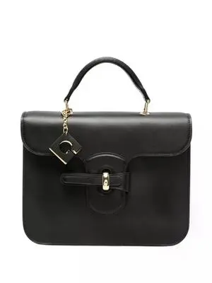 GHERARDINI Bellona Logo-charm Tote Bag - Black