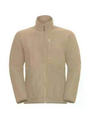 JACK WOLFSKIN Ribbed-knit Zip-up Jacket - Neutrals