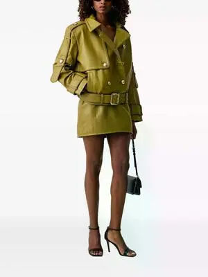 Retrofete Tilde Leather Mini Dress