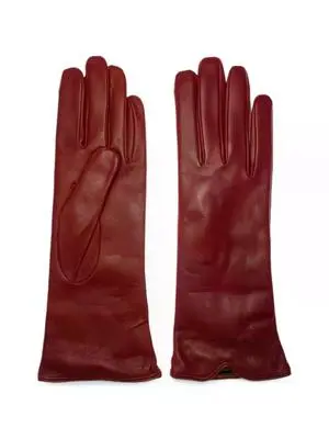 RESTELLI Leather Gloves - Red