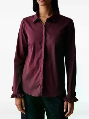MOS MOSH Mattie Ruffled-cuff Shirt