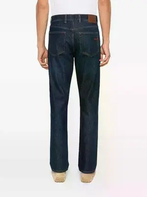 Zegna Logo-patch Straight-leg Jeans