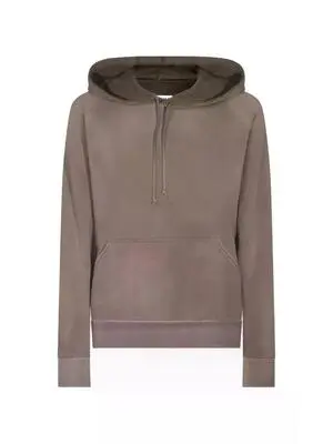 MAISON MARGIELA Drawstring-hood Raglan-sleeve Hoodie - Brown