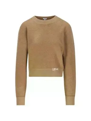 Loewe Sweater In Wool - Brown