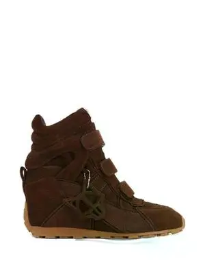 NAKED WOLFE Element Croc-effect Touch-strap Sneakers