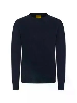 CUSTOMER LOVERS Crew-neck Ribbed-trim Sweater - Blue