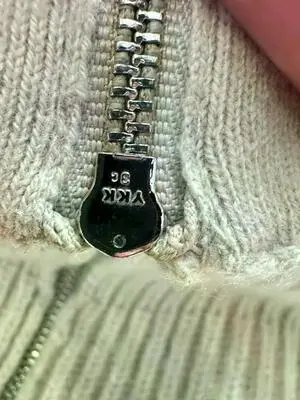 TOTEME Zip-neck Ribbed Sweater