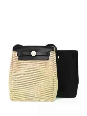 Hermès 2004 Gm Herbag Tpm Shoulder Bag - Neutrals