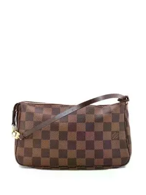 LOUIS VUITTON Pochette Accessoires Damier Clutch Bag - Brown