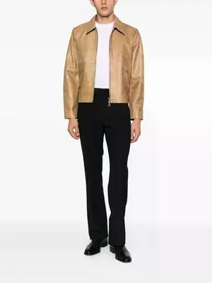 TOM FORD Pressed-crease Trousers - Black