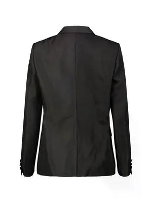 Comme Des Garçons Ruffled Single-breasted Blazer