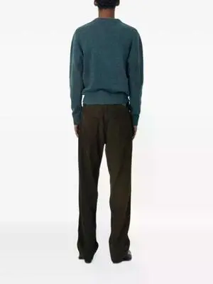SUNFLOWER Moon Donegal Flecked-knit Crew-neck Sweater