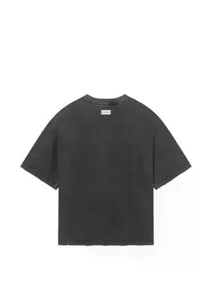 DON'T WASTE CULTURE Graphic-print Distressed T-shirt