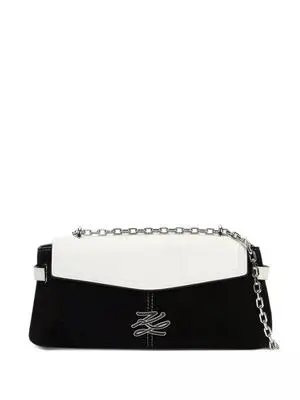 Karl Lagerfeld K/autograph Colour-block Cross Body Bag - Black