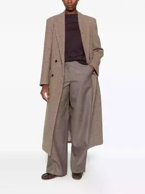 Laboratorio Capri Dropped-shoulder Top - Brown