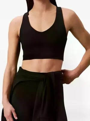 Calvin Klein Racerback Sports Bra - Black