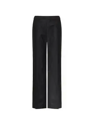 Zimmermann Valiant Straight-leg Trousers - Black