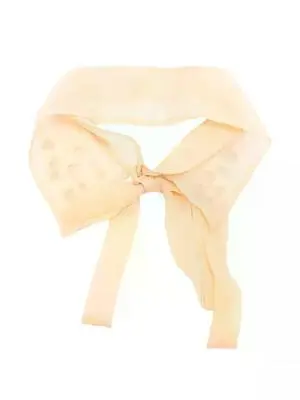 Seventy Crystal-embellished Silk Scarf - Brown