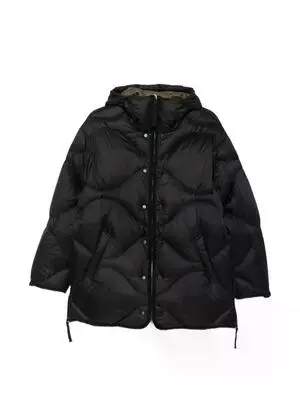 Taion Quilted Hooded Jacket - Black