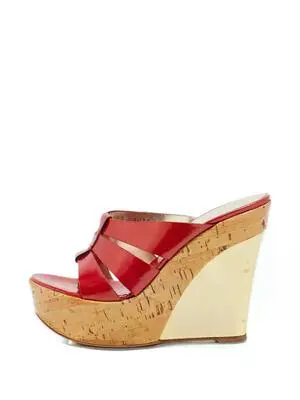 Casadei Wedge Sandals - Red