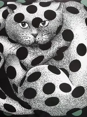 FORNASETTI High Fidelity Silk Cushion - Black