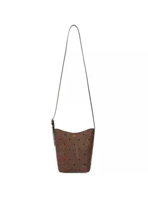 Etro Essential Arnica Crossbody Bag With Studs - Brown