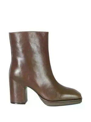 PALOMA BARCELO Arya Leather Ankle Boots - Brown
