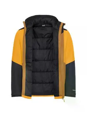 JACK WOLFSKIN Colour-block Hooded Jacket