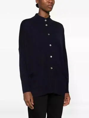 Laboratorio Capri High-neck Button-up Cardigan